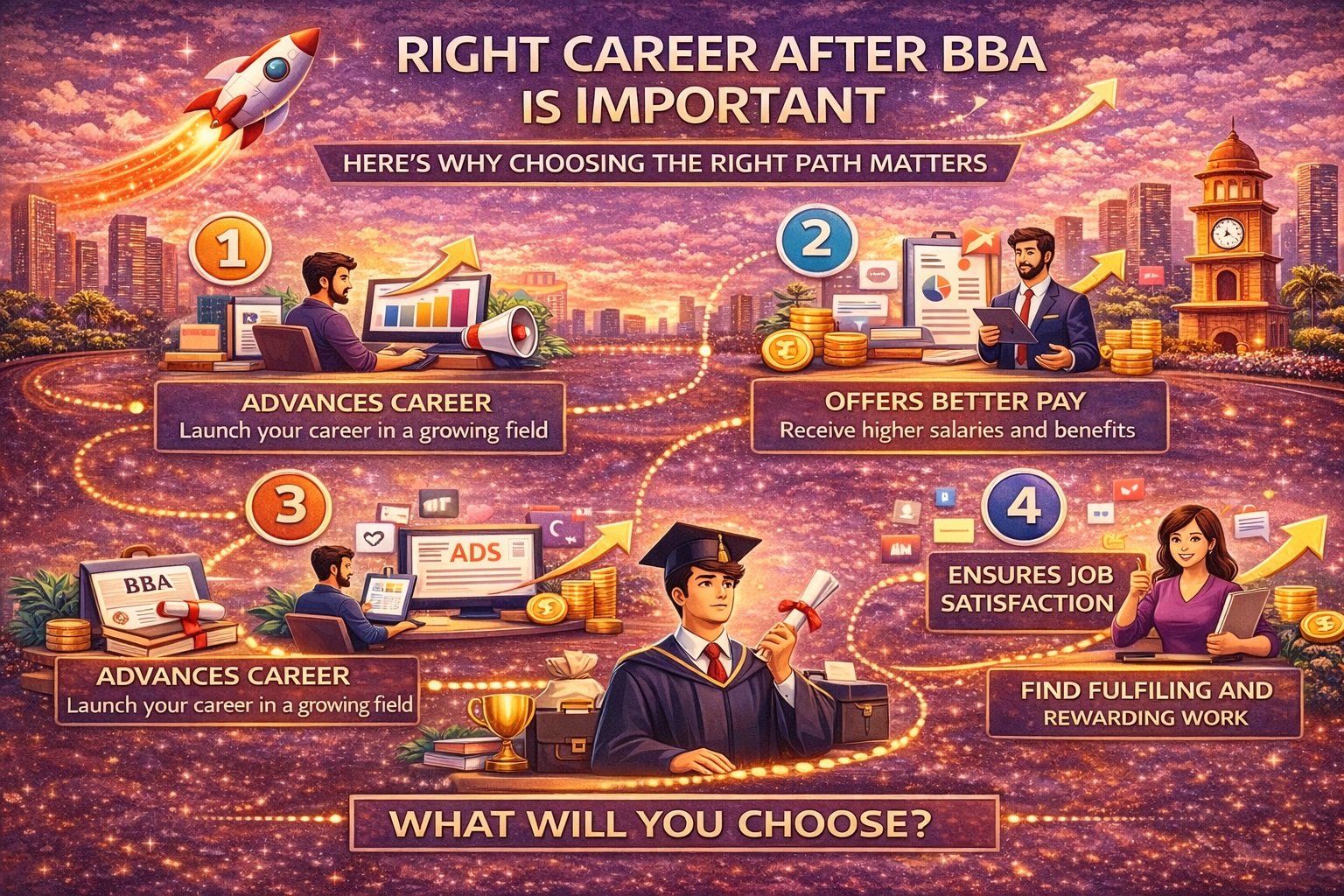 Top Career Options After BBA (2026 Guide) – Salary, Courses & Future Scope